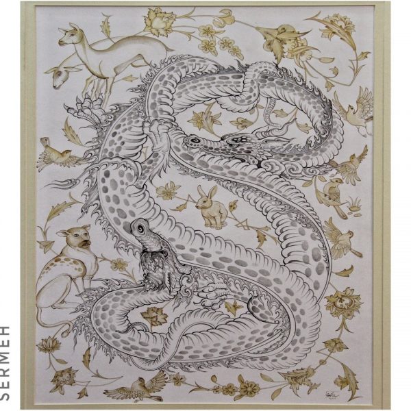 Persian Art (Miniature), Conflict by Sara Aghamiri | Sermeh
